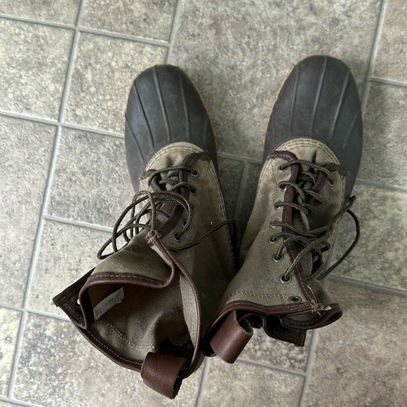 L.L. Bean | Shoes | Ll Bean Signature Waxed Canvas Maine Hunting Shoe ...